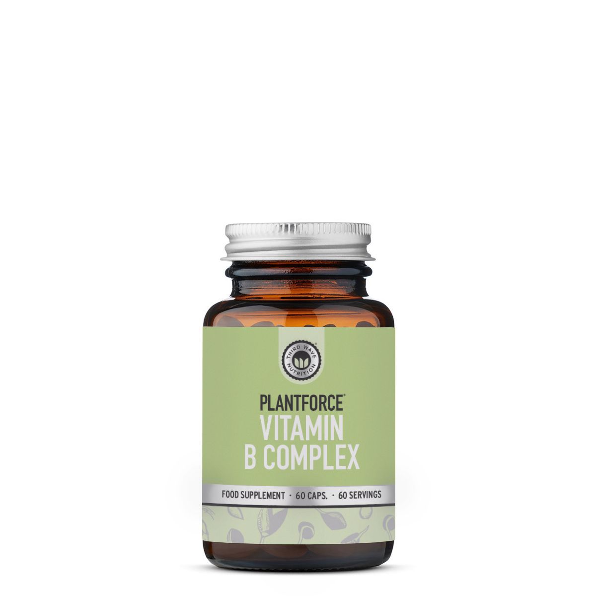 Vegan B-Complex – 60 Capsules | Volledig spectrum B-vitamines uit plantaardige bron - Plantforce